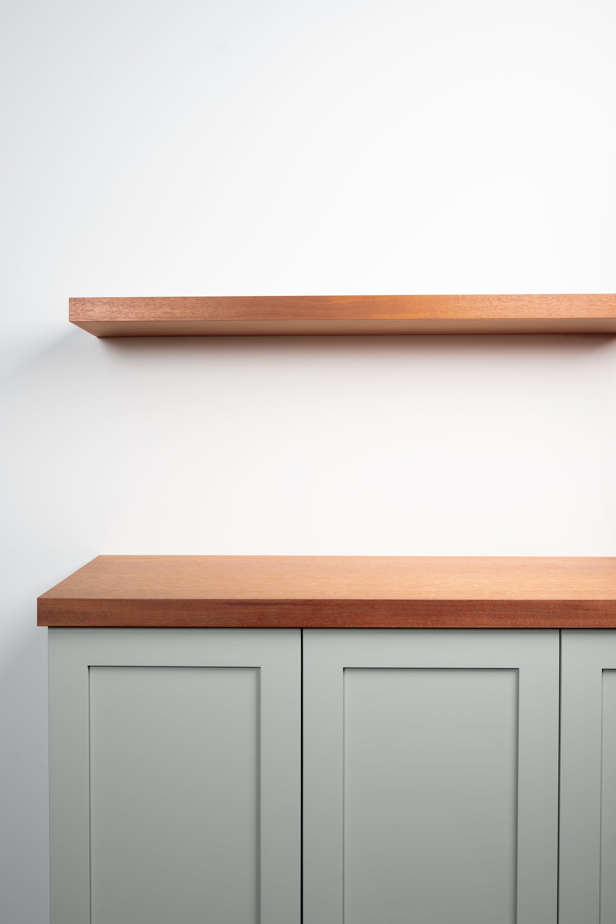 African Mahogany 2-4" thick Cabinet Top / Slab Shelf