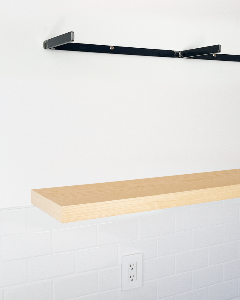 Ash Floating Shelves 1.75" thick
