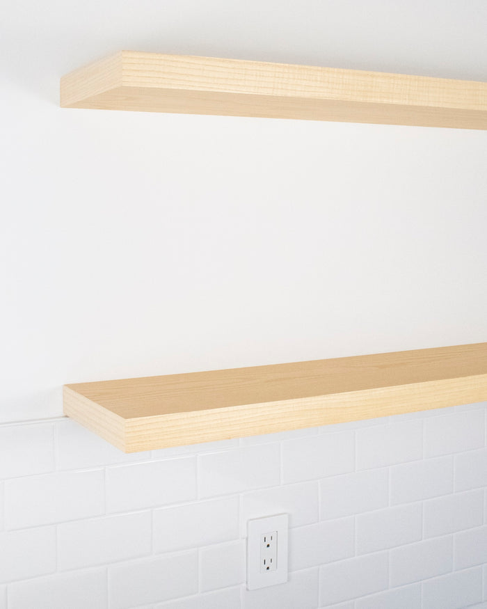 Ash Floating Shelves 1.75" thick