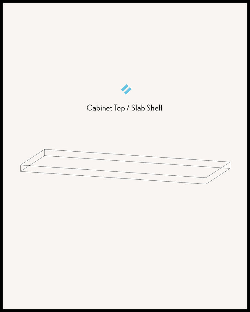 Ash 1.75" thick Cabinet Top / Slab Shelf