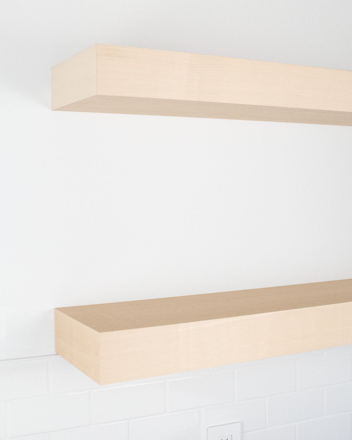 U-Paint MDF Floating Shelves 2-4" thick