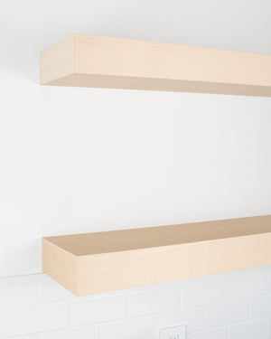 U-Paint MDF Floating Shelves 2-4" thick