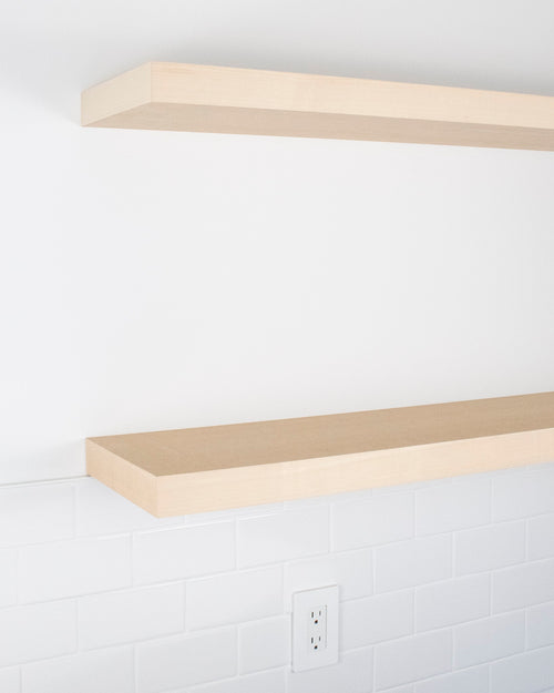 U-Paint MDF Floating Shelves 1.75" thick