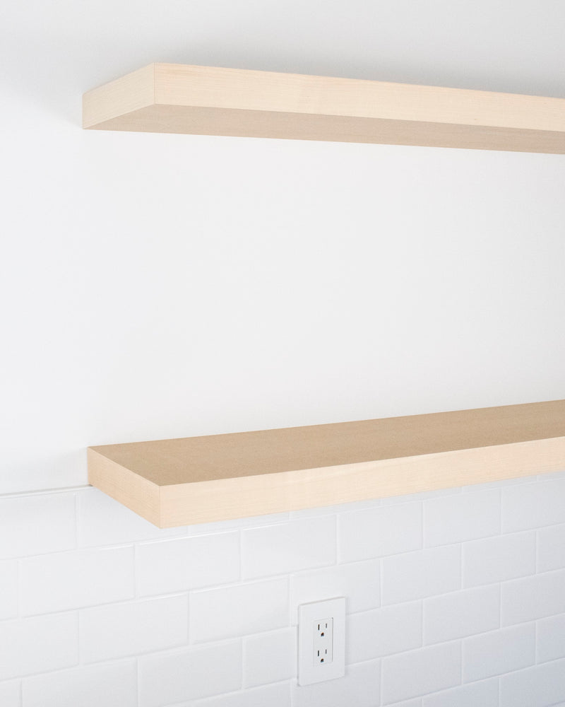 U-Paint MDF Floating Shelves 1.75" thick