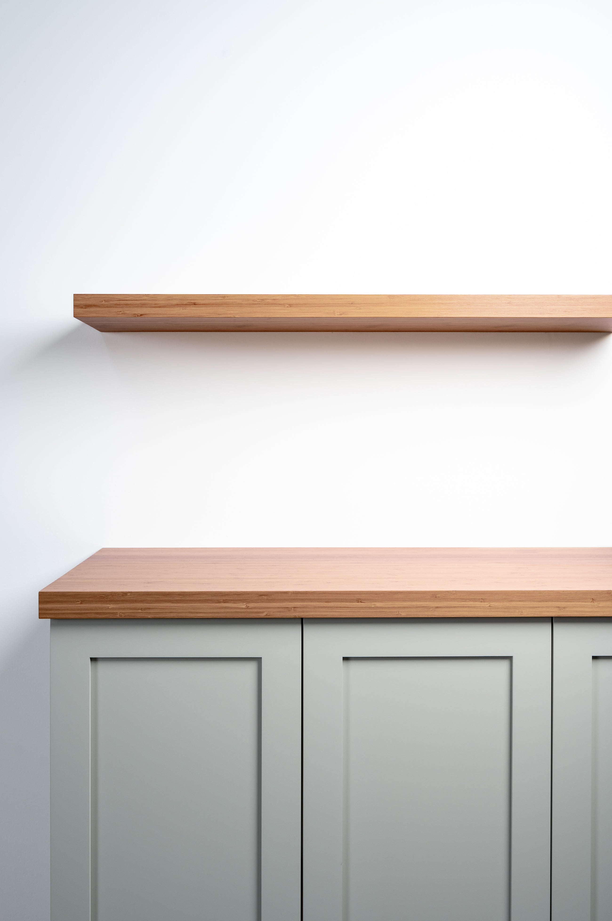 Bamboo 2-4" thick Cabinet Top / Slab Shelf