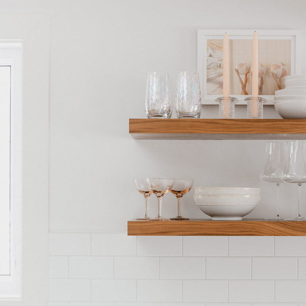 What is the right size or "Standard size" floating shelf?