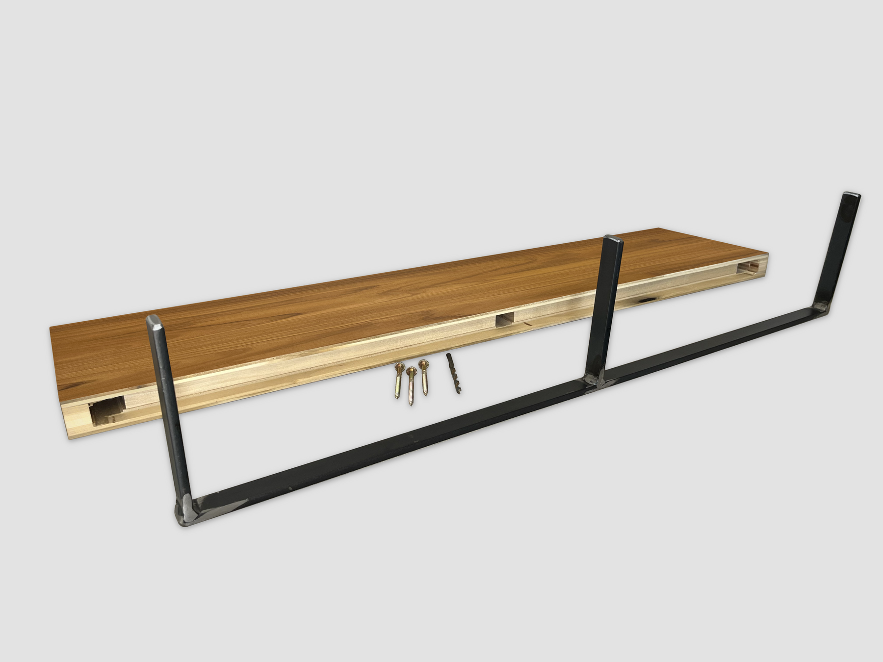 Teak Floating Shelves Quick Ship